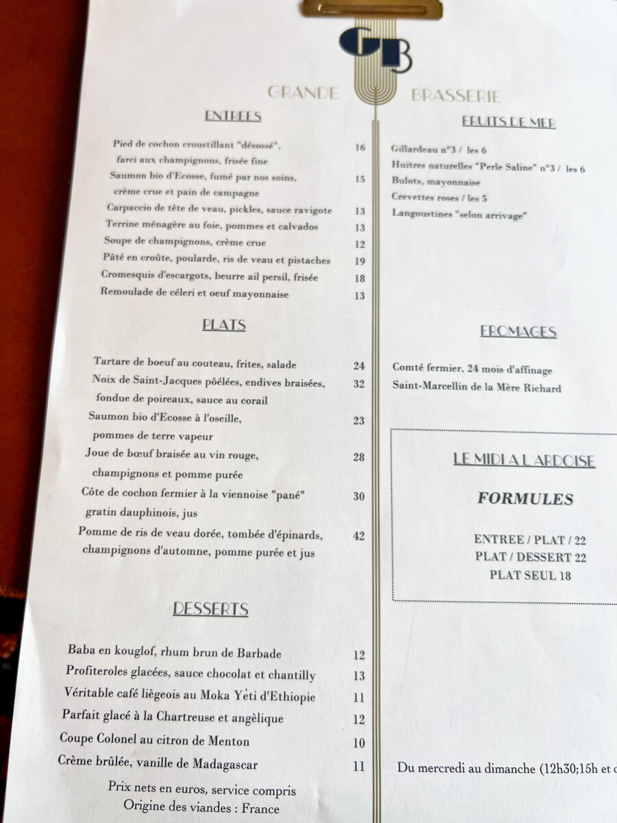 Grande Brasserie Paris By Mouth