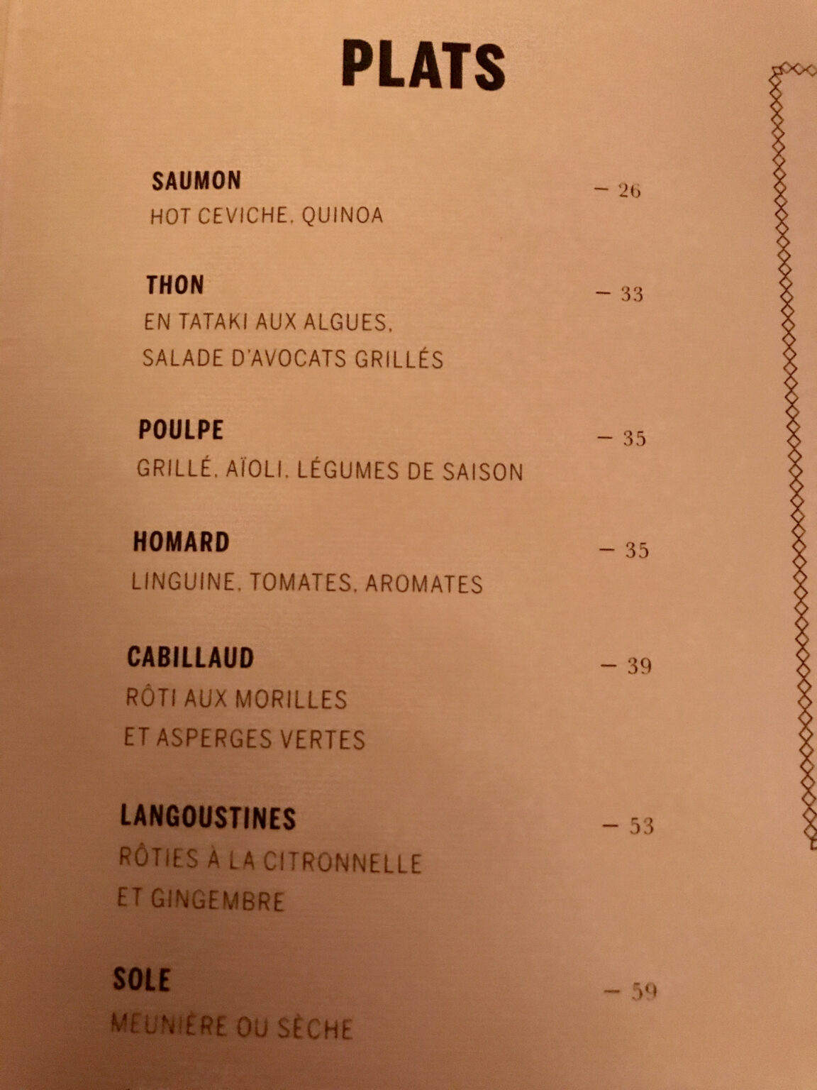 Girafe | PARIS BY MOUTH